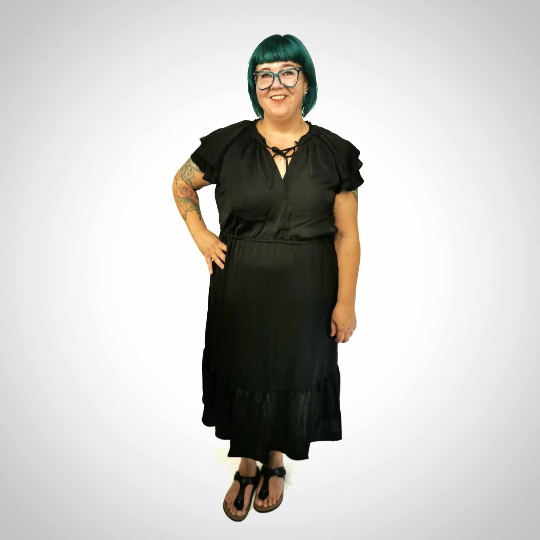 Robe inspiration Wednesday Grande taille – Rock'N Ronde
